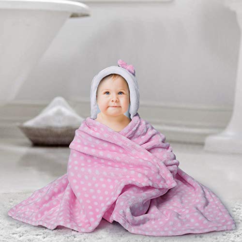 Kassy Pop Microfiber Fleece Animal Hooded Baby Bath Towel cum Blanket